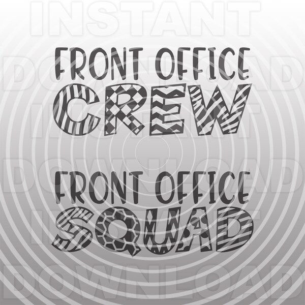 Office Crew Svg - Etsy