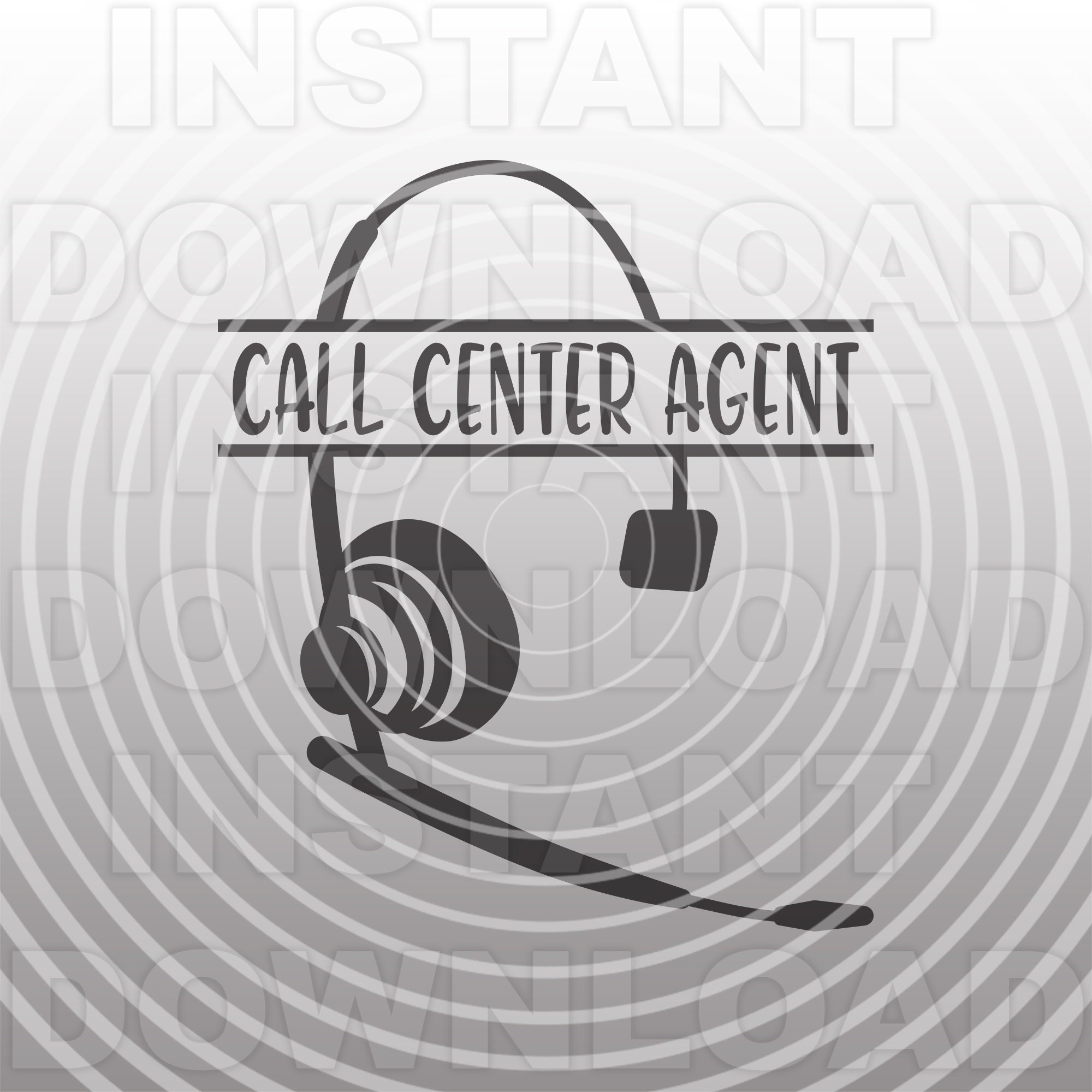 Call Center Agent Logo