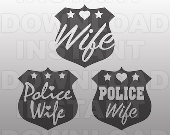Police Svg Bundle, Thin Blue Line Svg Designs, Police Heart, Flag, Wife ...