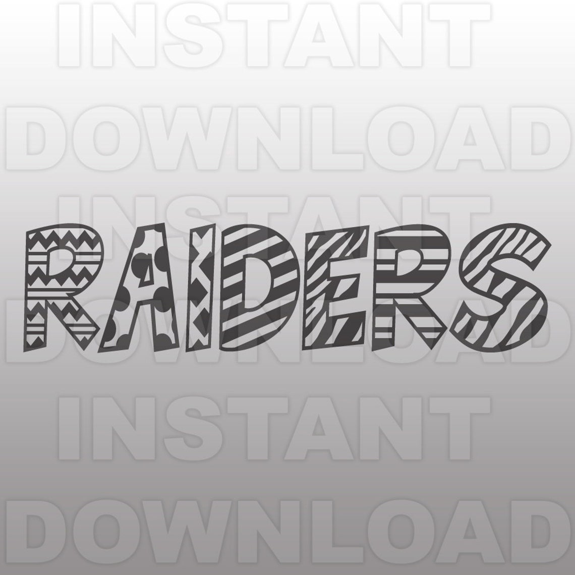Raiders SVG File Raiders Sports SVG File Varsity SVG - Etsy