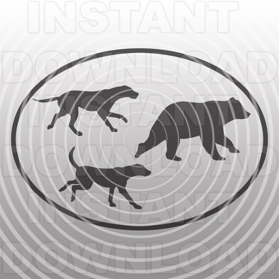 Foxhound SVG Filebear Hunting Svghound Dog Svghunting Dogs - Etsy