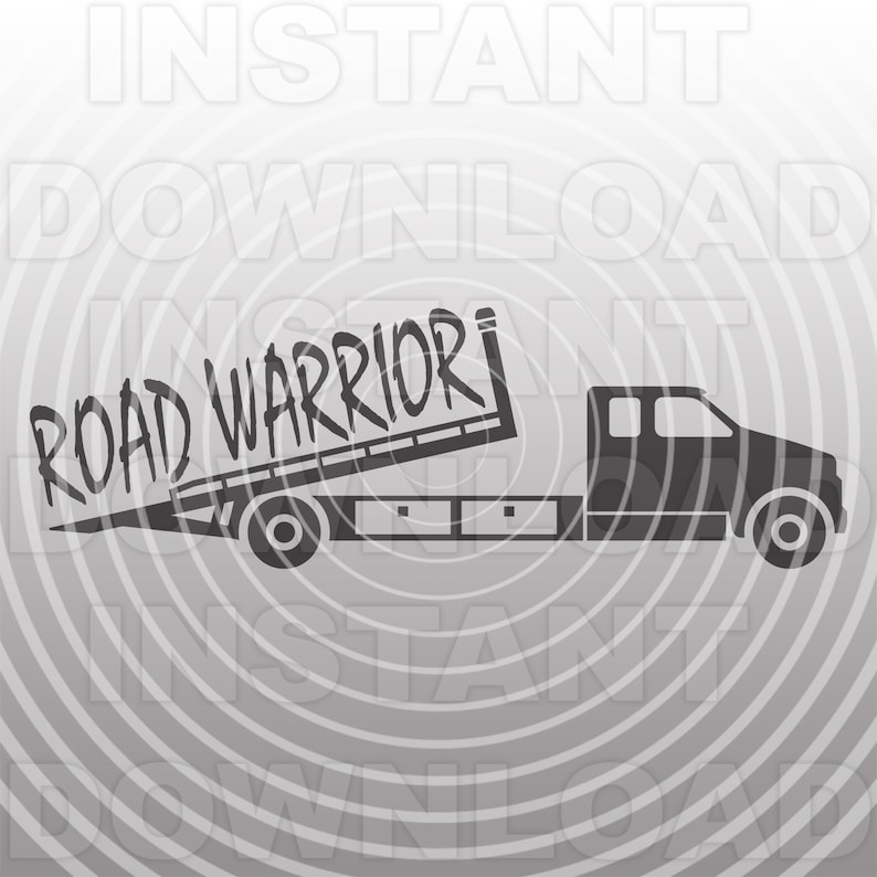 Road Warrior Rollback Truck SVG Filetow Truck Svgflatbed - Etsy