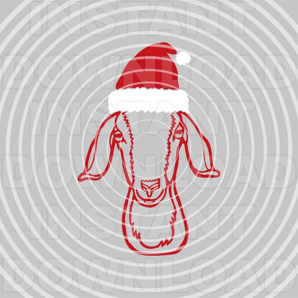 Goat Santa Hat - Etsy