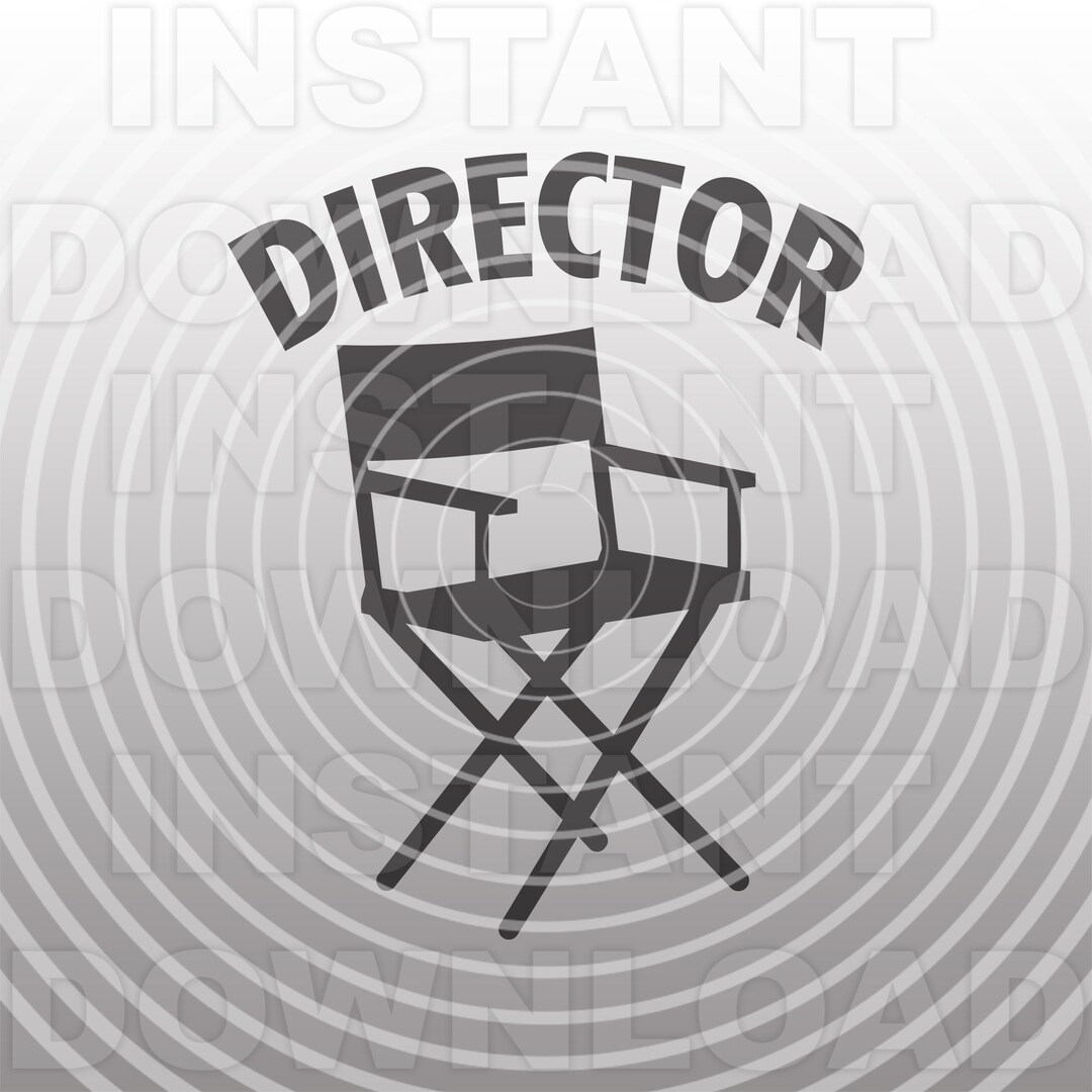 Director Svg,directors Chair SVG File,filmmaker Svg,theater Svg,movie ...