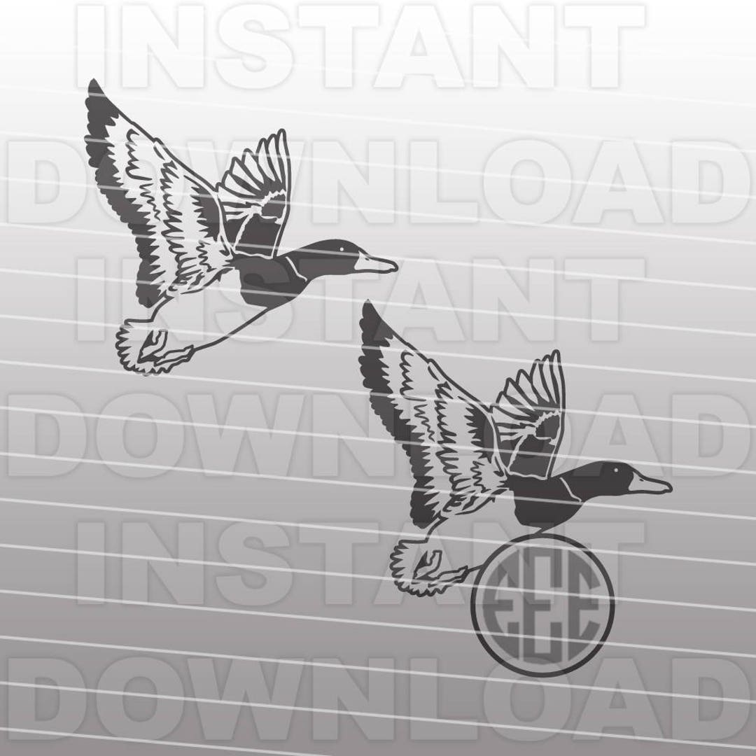 Mallard SVG File,drake SVG File,duck Hunting SVG -commercial & Personal ...