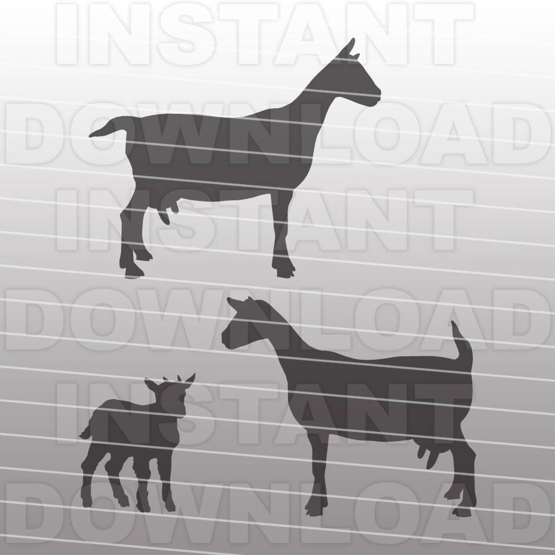 Market Goat SVG File,show Goat Svg,female Show Goat SVG File-cut File ...