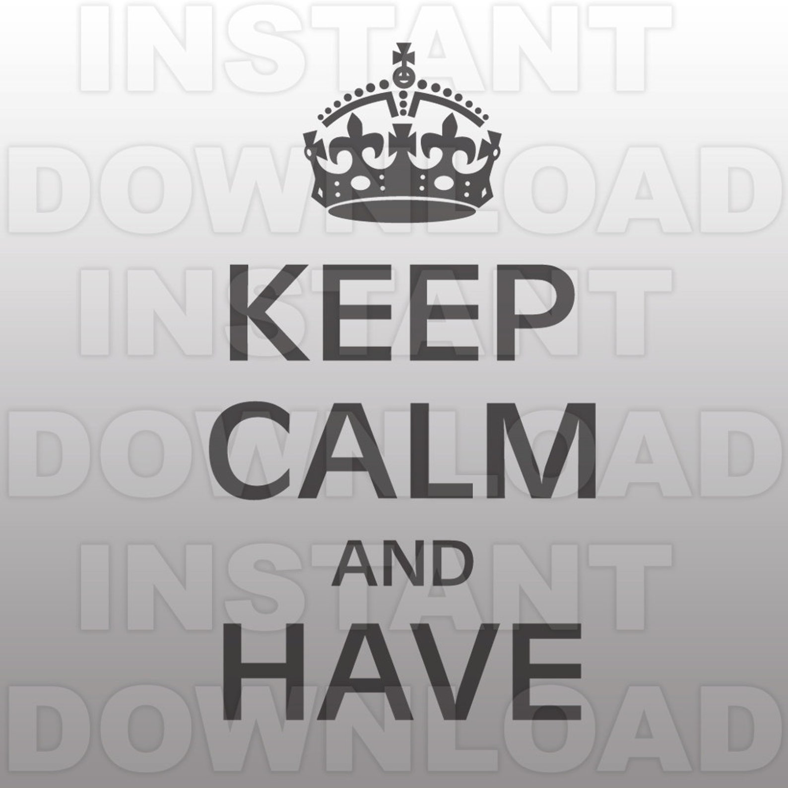 Keep Calm SVG File Cutting Template With Crown-vector Clip Art for ...