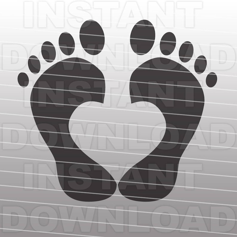 Baby Feet SVG File-baby Girl Svg-baby Boy Svg-cutting - Etsy
