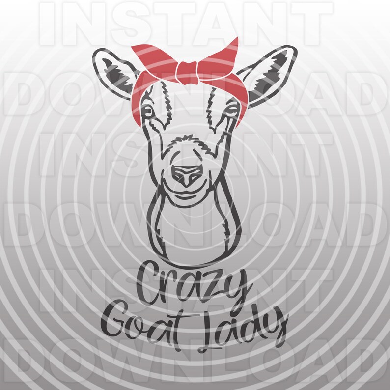 Goat SVG File,goat With Bandana Svg,goat Face Svg,farm Svg -commercial ...