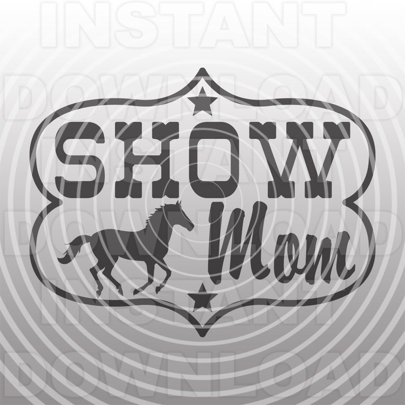 4-H SVG File Show Mom with Horse SVG File Fair Week svg | Etsy