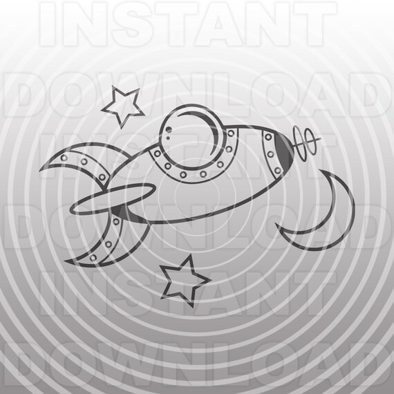 Vintage Rocket Vector