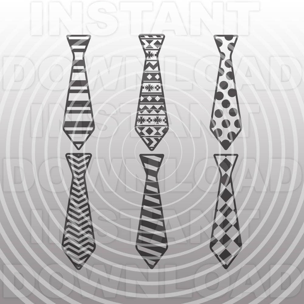Neck Tie SVG File Fashion SVG File Fathers Day SVG - Etsy