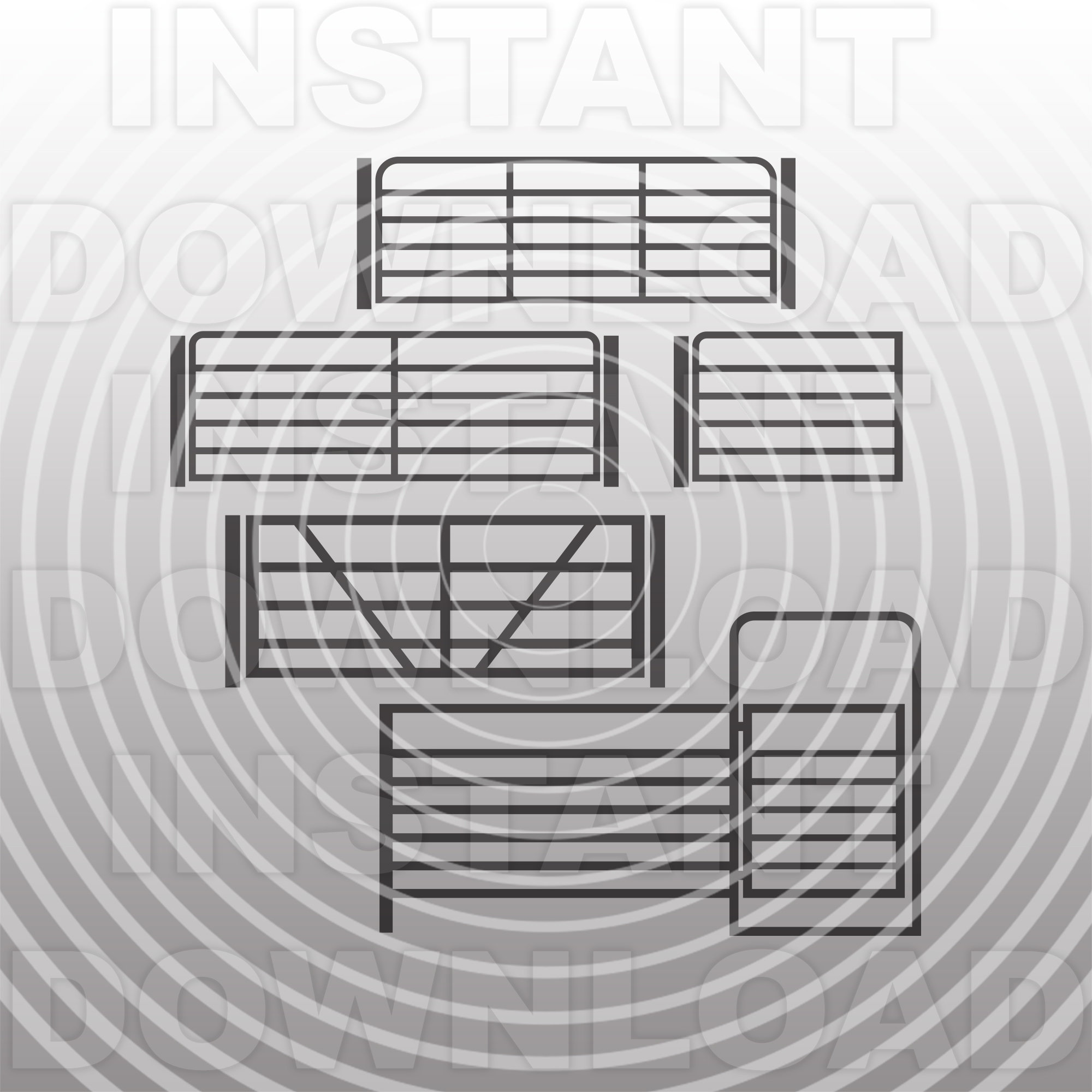 Farm Fence SVG File,farm Gate Svg,cattle Gate Svg,utility Gate Svg ...