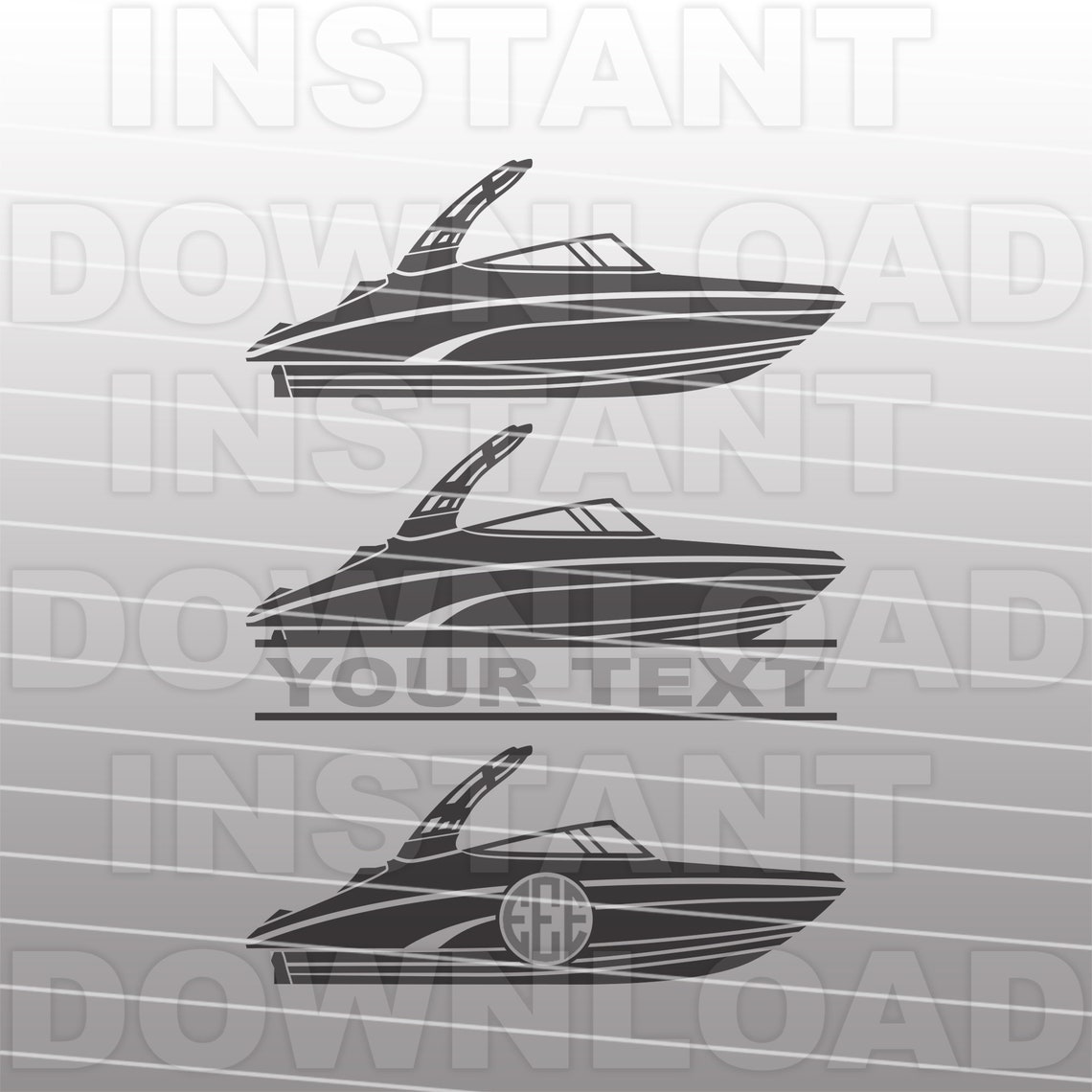 Speed Boat SVG Fileski Boat Svgboat Life Svgpower Boat Svg - Etsy