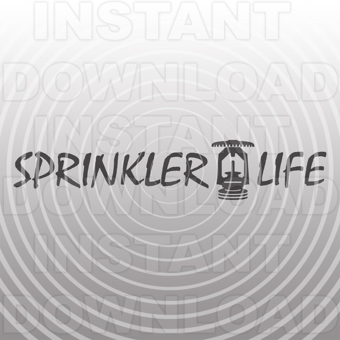 Sprinkler Life SVG File,sprinkler Fitter Svg,fire Sprinkler SVG -vector ...