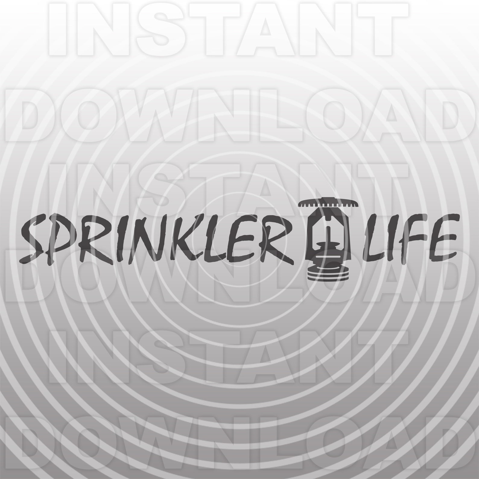 Sprinkler Life SVG File,sprinkler Fitter Svg,fire Sprinkler SVG -vector ...