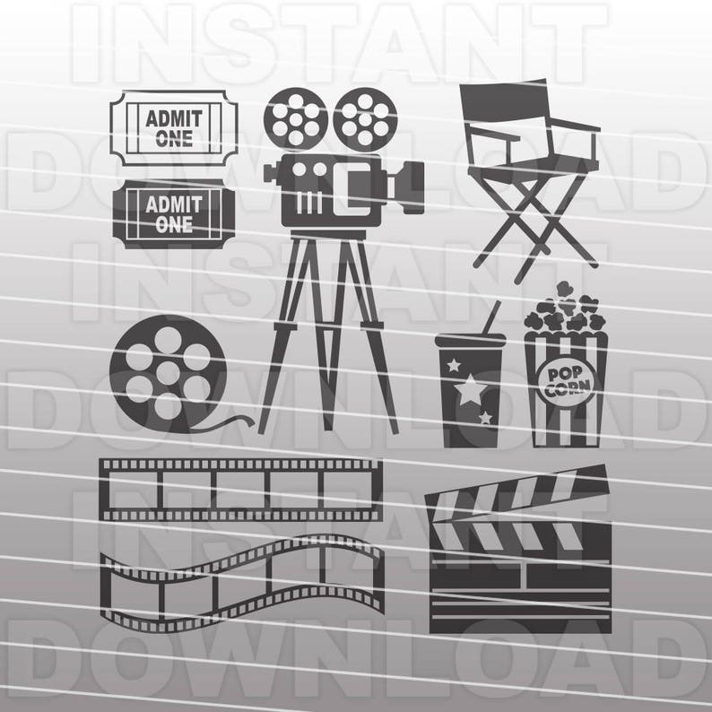 Movie Theme SVG Filemovie Bundle Svgmovie Night Svg - Etsy
