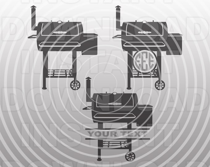Smoker Grill SVG File,bbq Grill Svg,family Reunion Picnic Svg vector ...