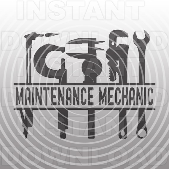 Maintenance Mechanic SVG Filemaintenance Tools - Etsy