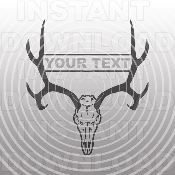 Deer Monogram Svg - Etsy