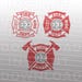Firefighter SVG File Fireman Emblem SVG File Commercial & Personal Use ...