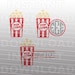 Popcorn Box SVG File,movie Prop Svg,movie Night Svg,monogram Svg ...