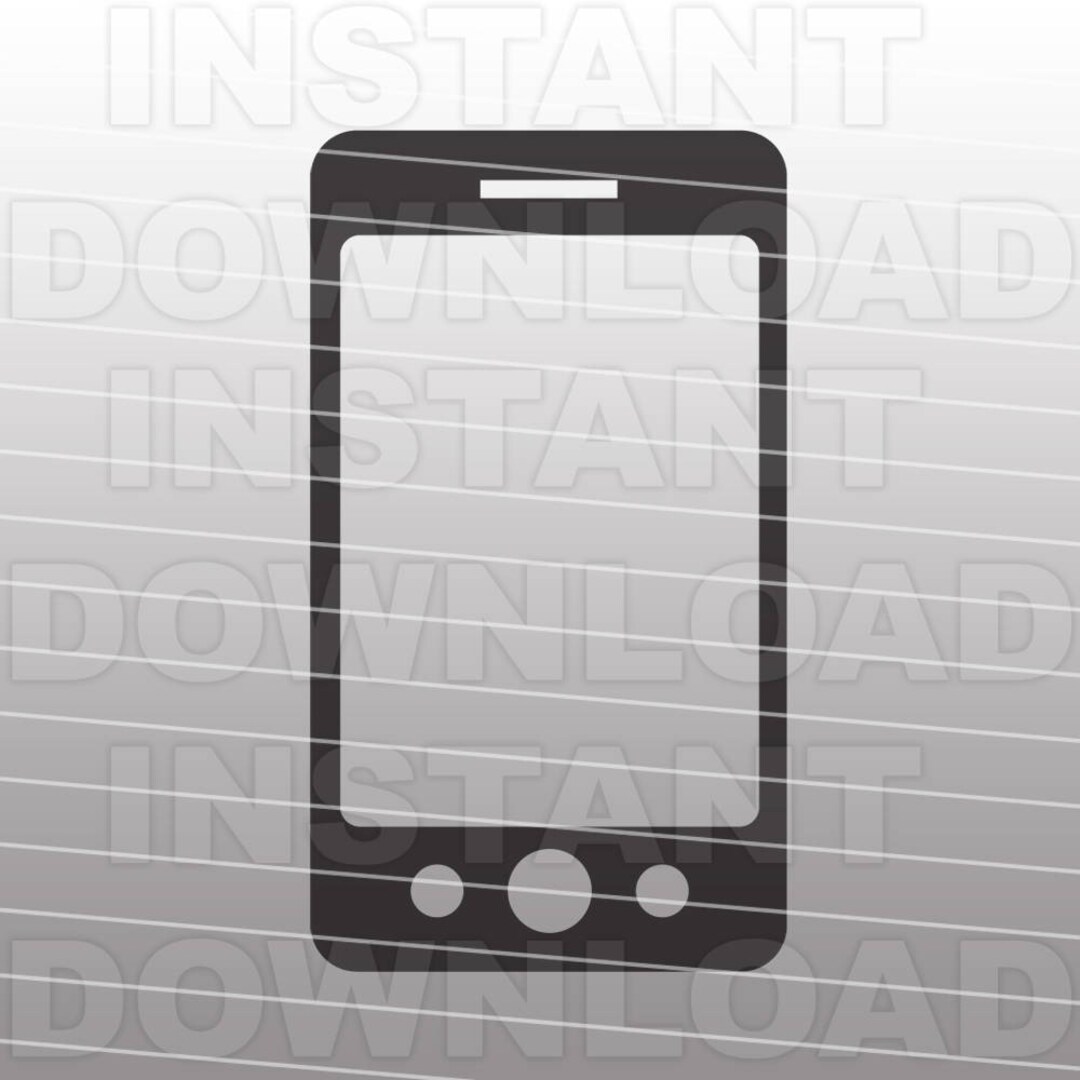 IPhone SVG File,smart Phone SVG File-cutting Template-vector Clip Art ...