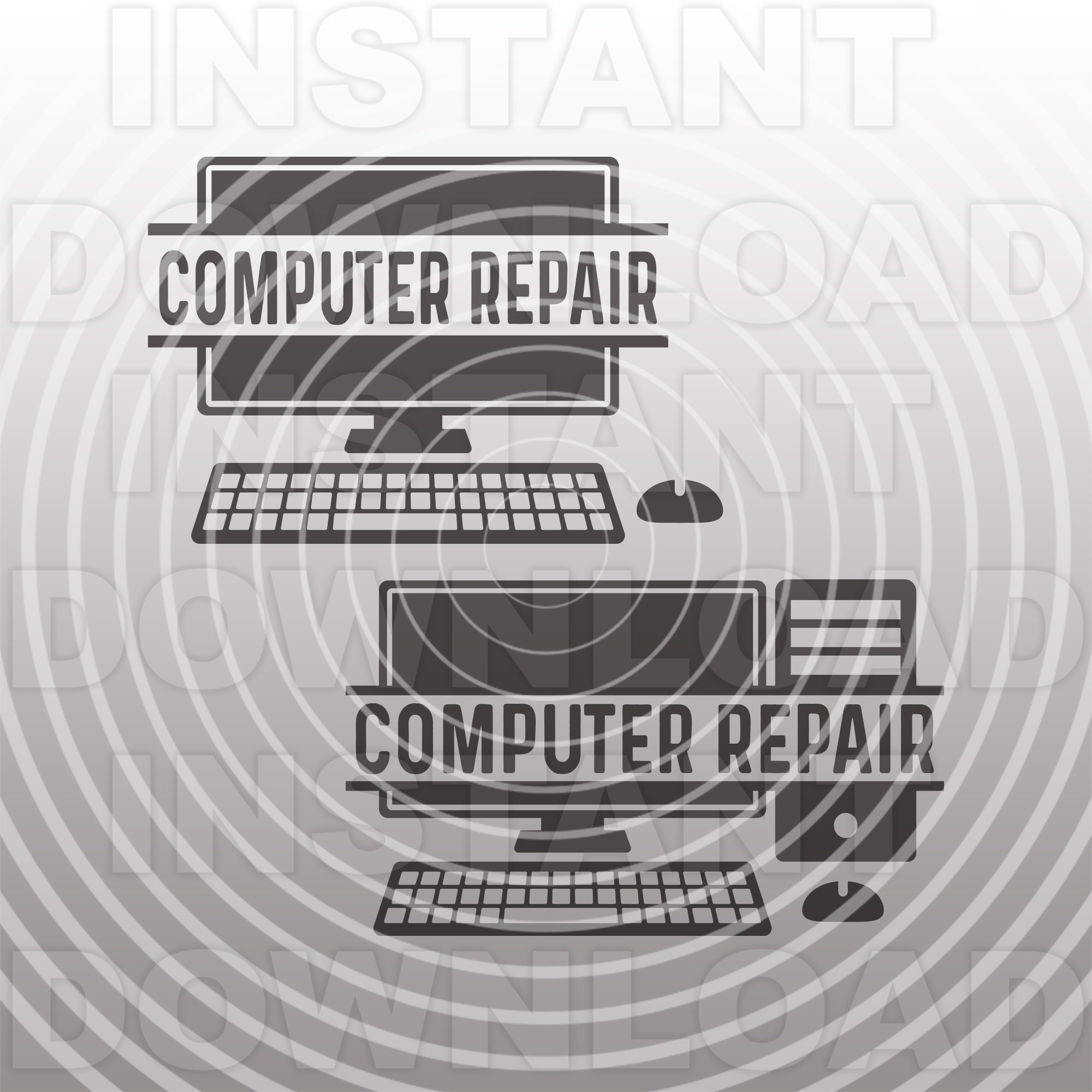 Computer Repair Logo