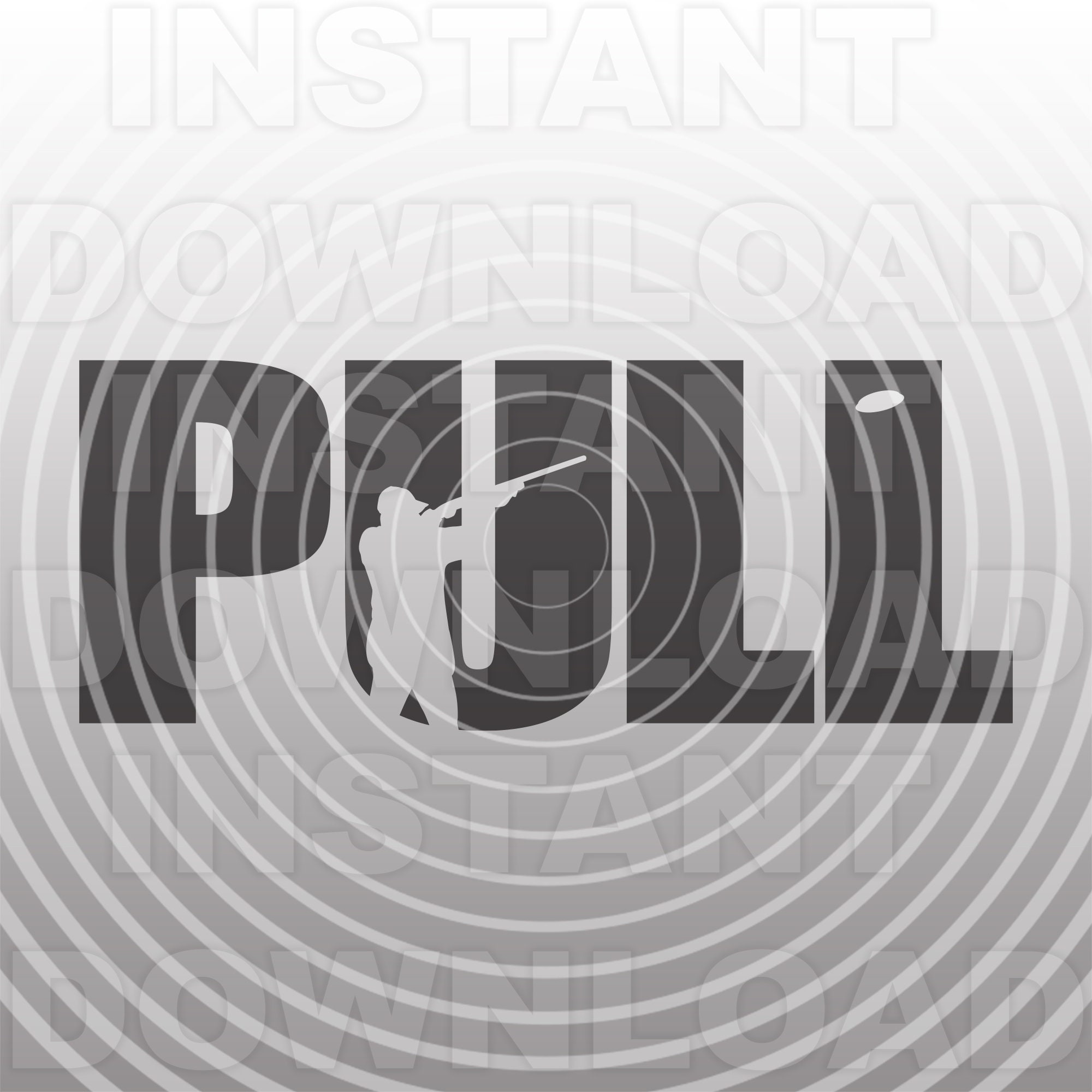 PULL Sporting Clay Quote Svg,clay Target SVG File,trapshooting Svg ...