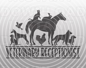 Veterinary Receptionist Svg - Etsy