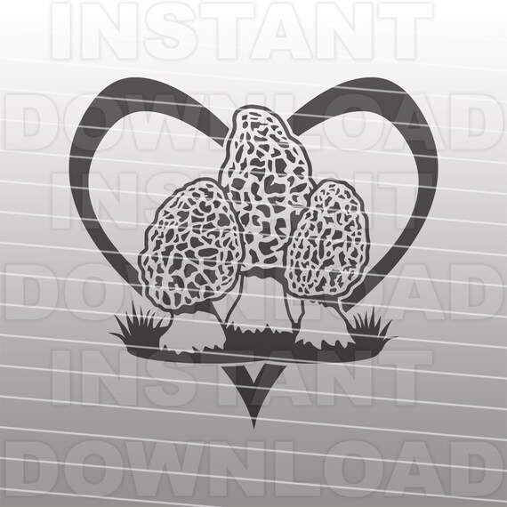 Morel Mushrooms SVG Fileloves Mushroom Hunting SVG vector - Etsy