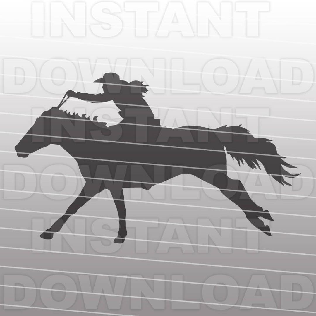 Barrel Racing SVG File,barrel Racer Svg,western Rodeo SVG File ...