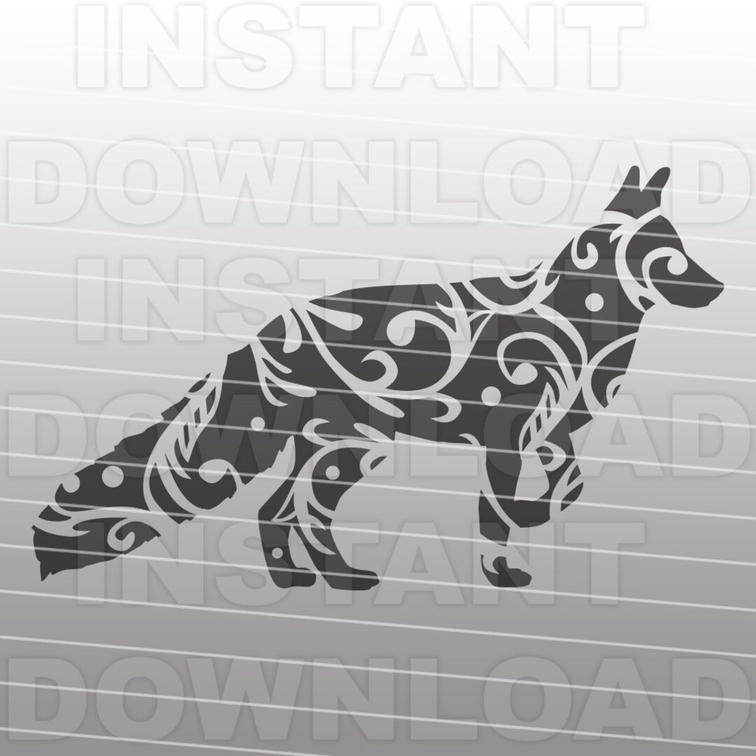 Fox SVG File,fox Filigree Svg,fox Silhouette Svg,woodland Animal Svg ...