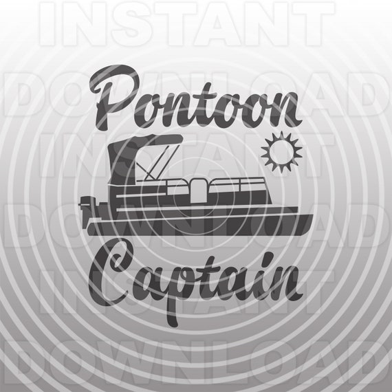 Boating Svg DXF Instant Download Lake Svg Silhouette SVG Cut File ...