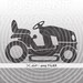 Riding Mower DXF File - Lawn Mower DXF- Vector Art -commercial ...
