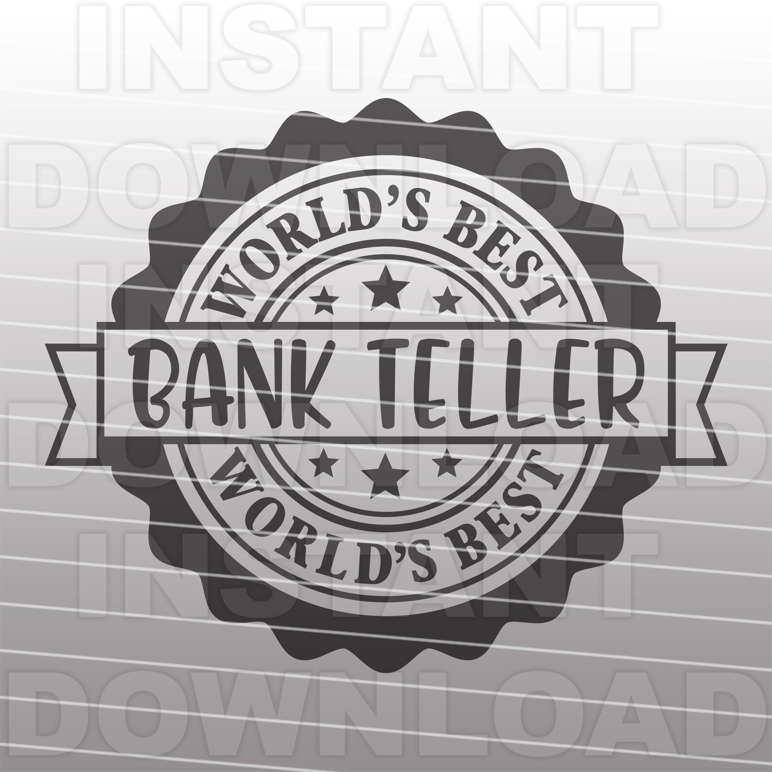 Worlds Best Bank Teller SVG File,personal Banker Svg,teller Svg -vector ...