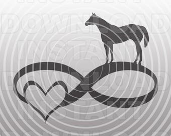 Horse Infinity Svg - Etsy