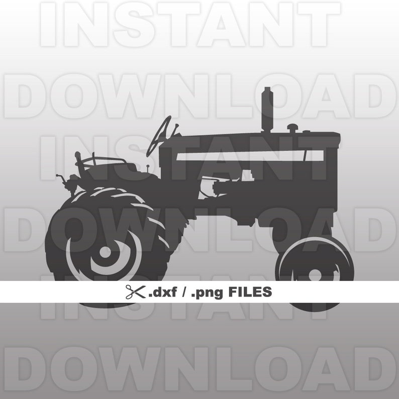 Vintage Tractor DXF File Vector Art Commercial & Personal - Etsy Ireland
