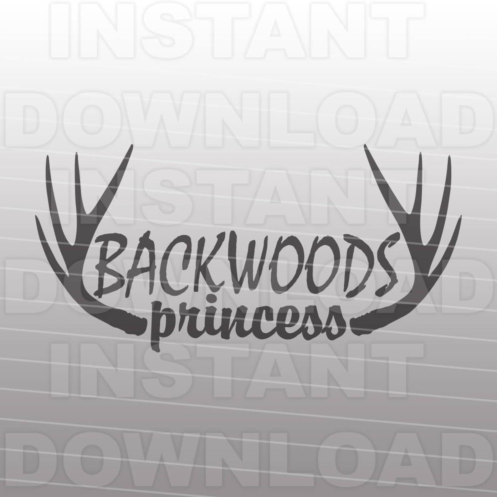 Deer Hunting SVG File,backwoods Princess Svg,girl Deer Hunter SVG ...