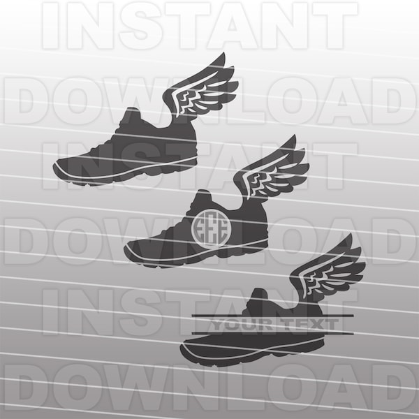 Cross Country Wings Svg - Etsy