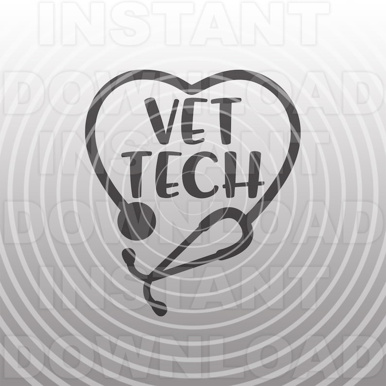 Vet Tech SVG Fileveterinary Technician Svgvet Tech - Etsy