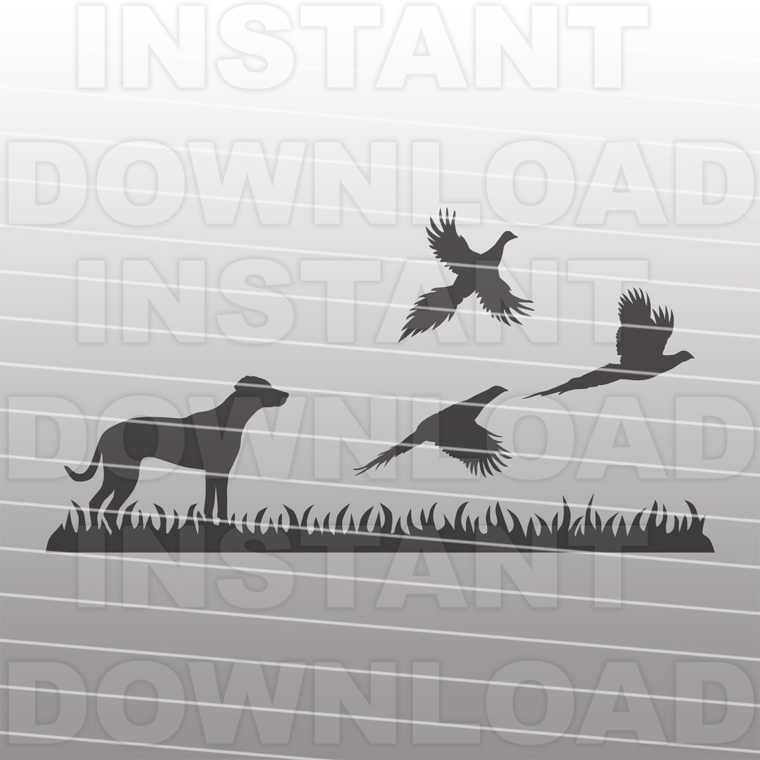 Labrador Retriever Hunting Pheasants SVG File,gun Dog Hunting SVG ...