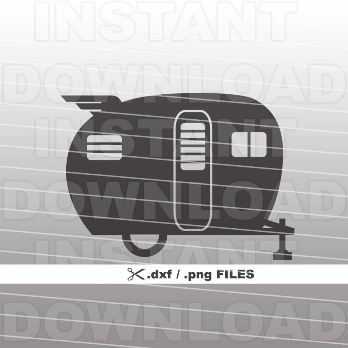 Retro Camper DXF Filecamping DXF Filepng & Dxf File-vector - Etsy