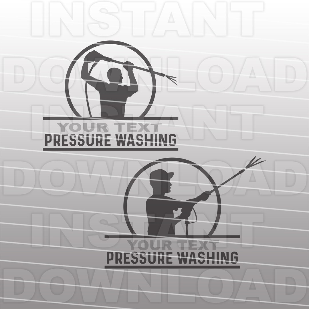 Pressure Washer With Pressure Washing Gun SVG File,pressure Washer ...
