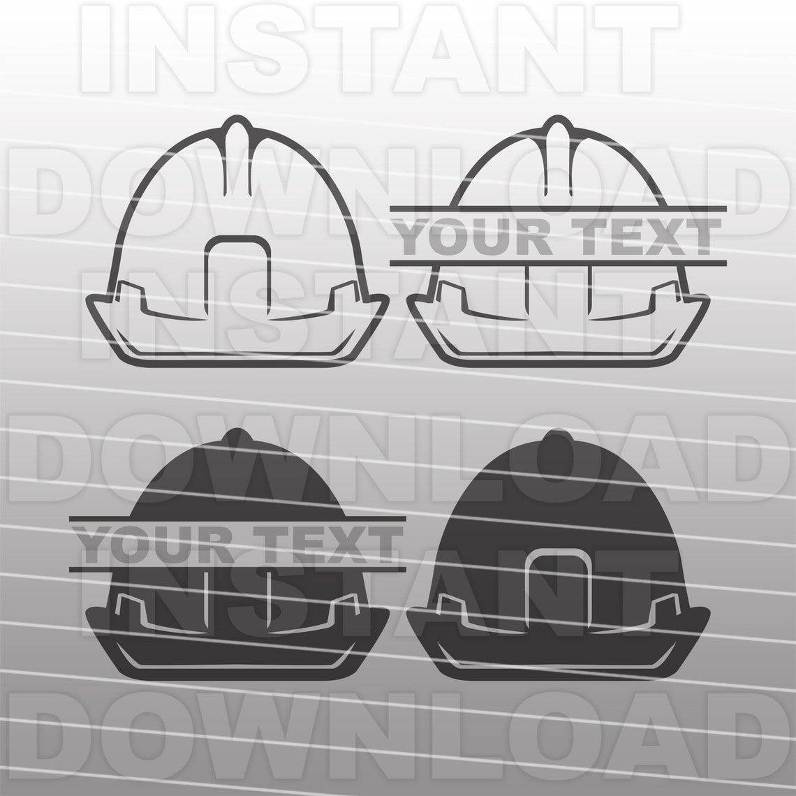 Hard Hat SVG Fileconstruction Helmet Svgsafety Helmet Svg | Etsy