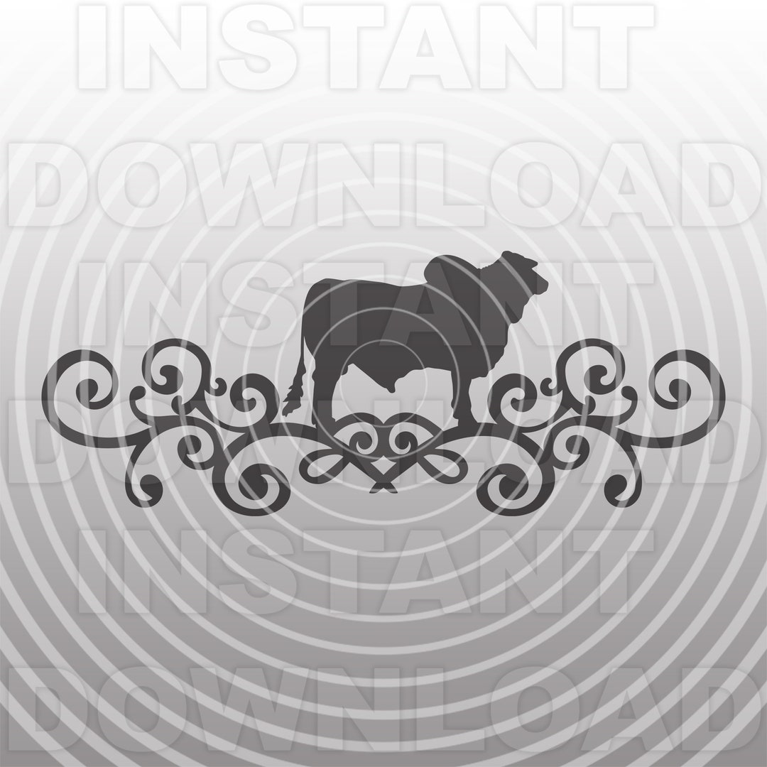 Brahman Bull SVG File,bull Filigree Svg,cattle Livestock Svg -vector ...