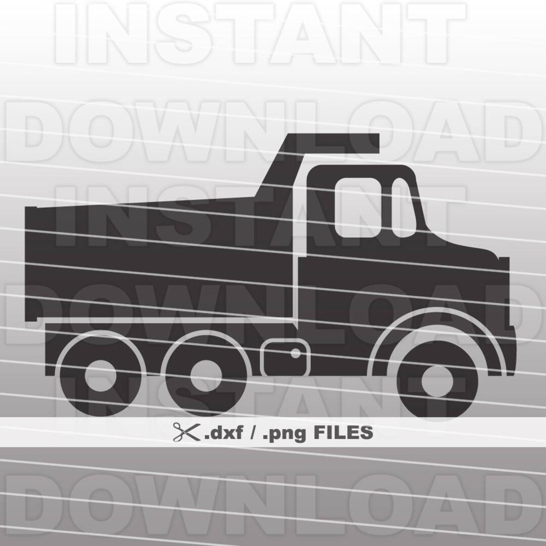 Dump Truck DXF File - Dump Truck PNG File- Vector Art -commercial ...