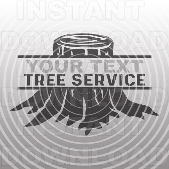 Tree Service Logo Design SVG Filetree Removal Svgtree - Etsy