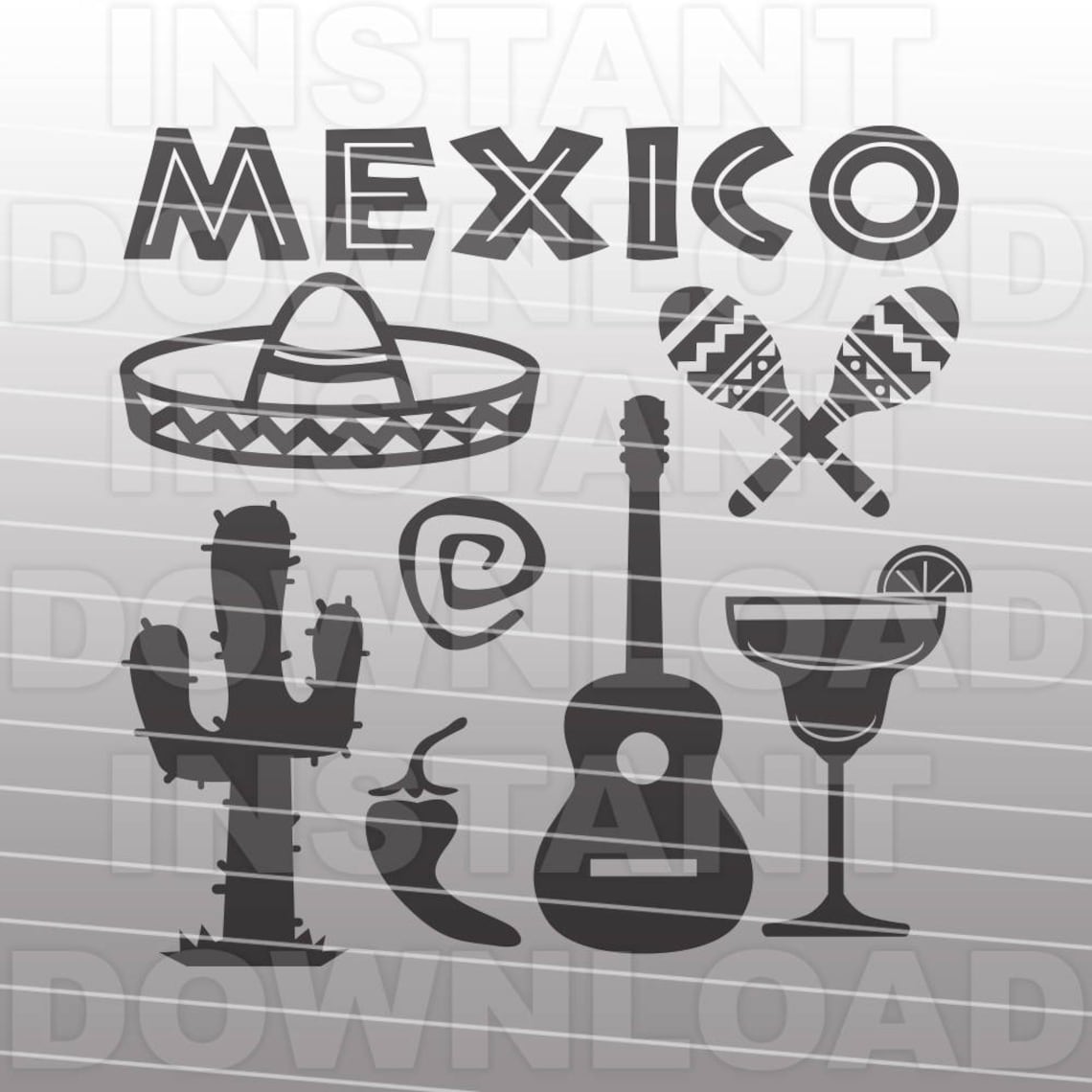 Mexican SVG Bundlemexico SVG Filefiesta SVG commercial & - Etsy