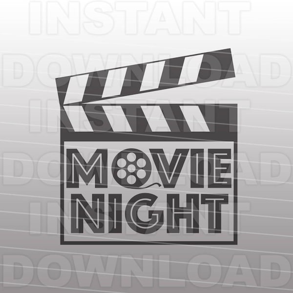 Movie Night Clip Art - Etsy